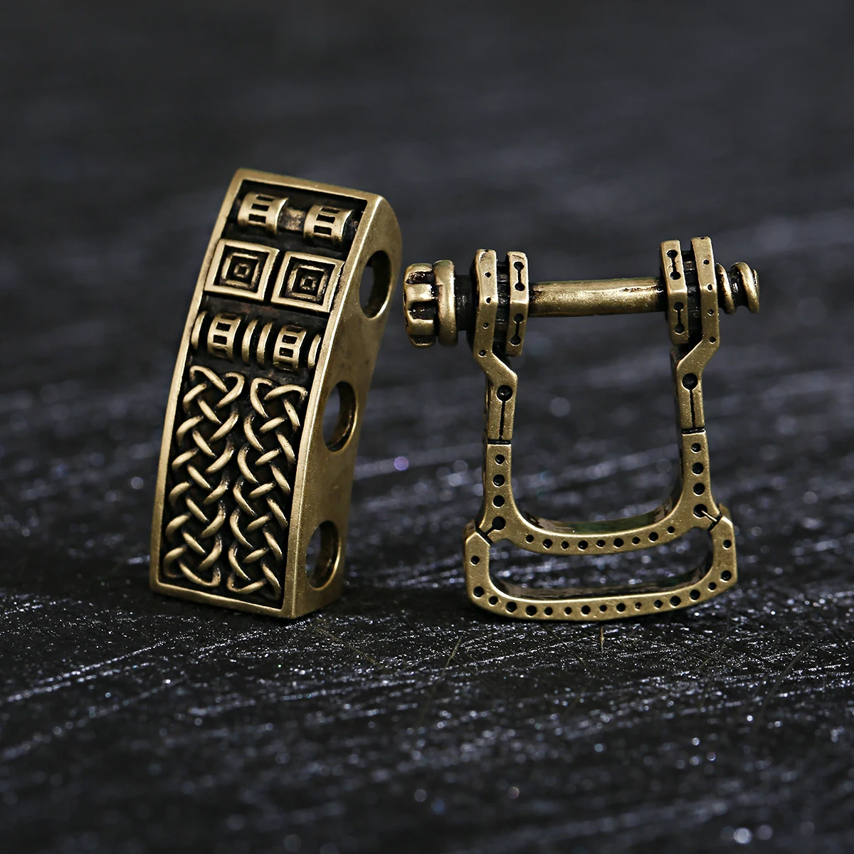 Vintage Copper Paracord Buckle - Viking Paracord every day carry EDC ...