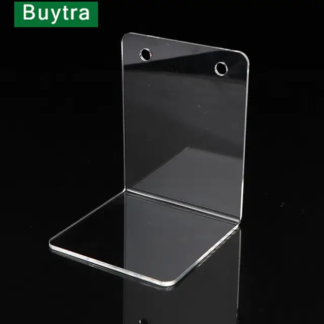 1Db Átlátszó Akril Könyvek Stand Könyvespolc Asztali Dekoratív Tároló ...