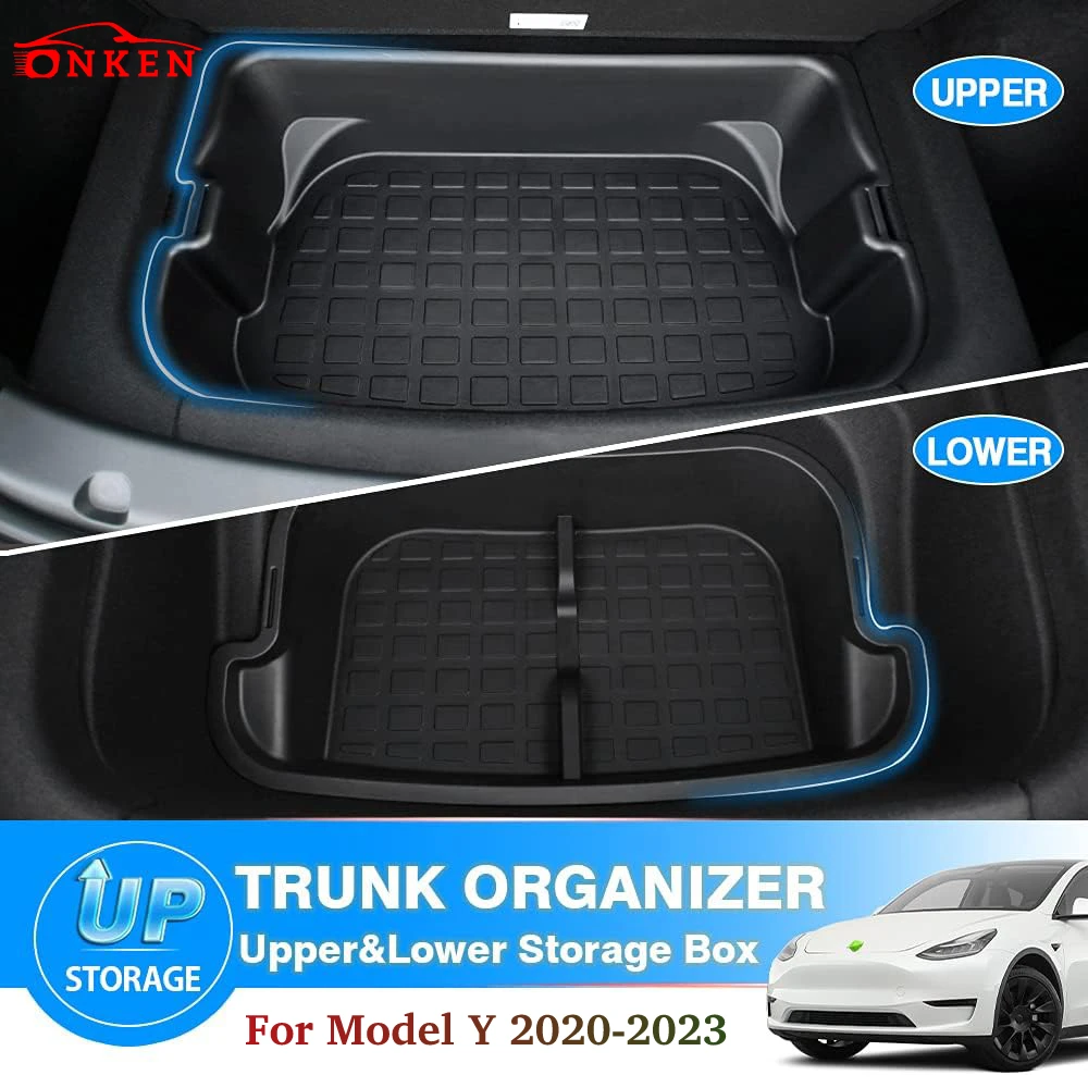 Trunk-Organizer-for-2020-2023-Tesla-Model-Y-Trunk-Storage-Organizer ...