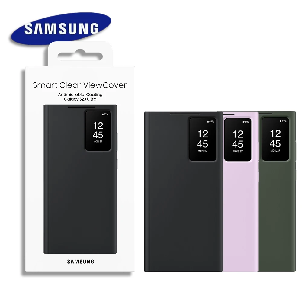 Original Samsung Galaxy S23 Ultra Smart View Wallet Smartphone Case ...