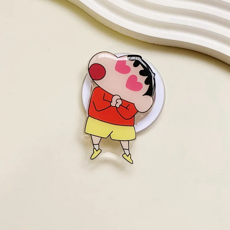 Soporte para teléfono móvil con dibujos animados de Shin-chan de Crayon ...