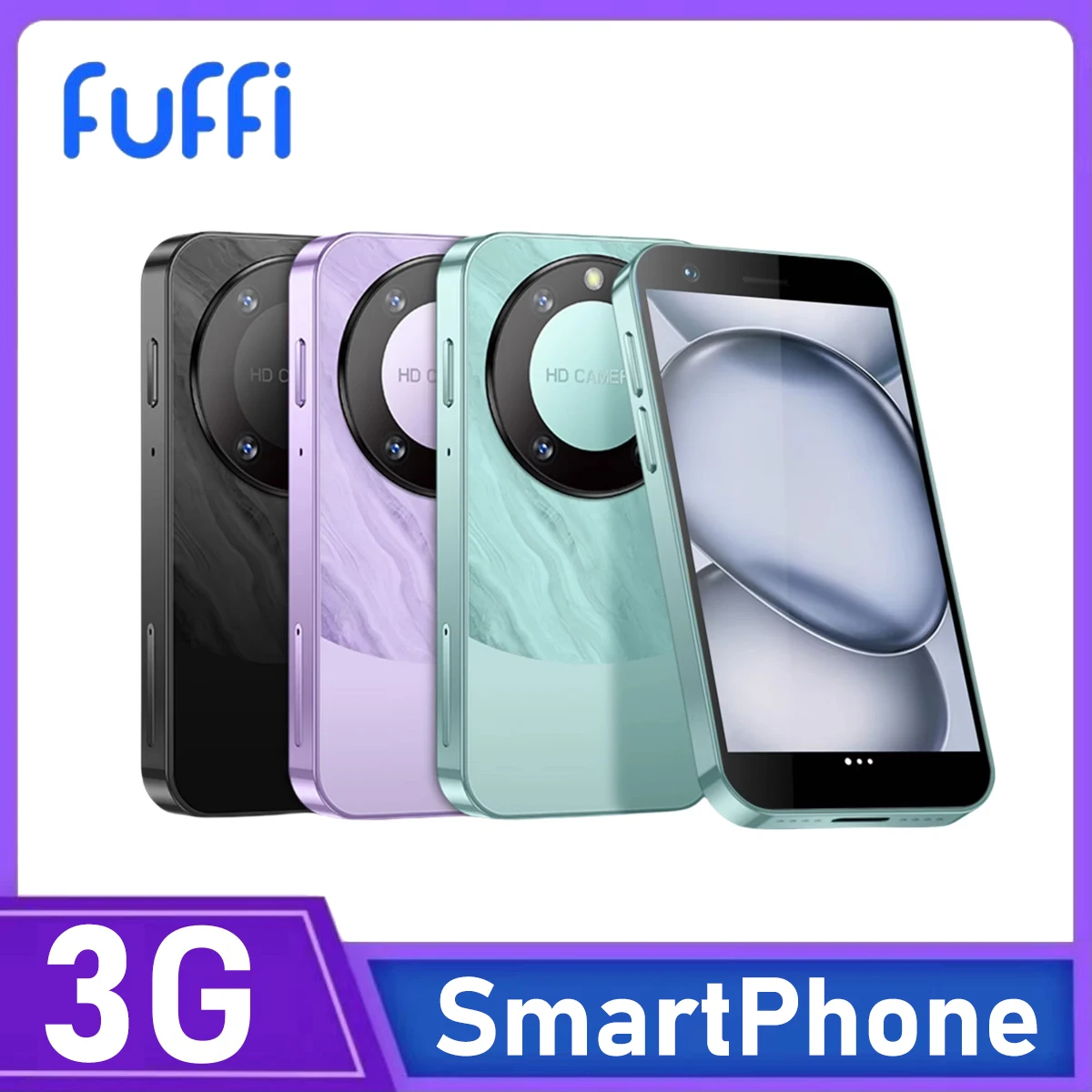 FUFFI-F8 Pro Max Smartphone Android Phone Face ID Portable 8.1 Mini ...