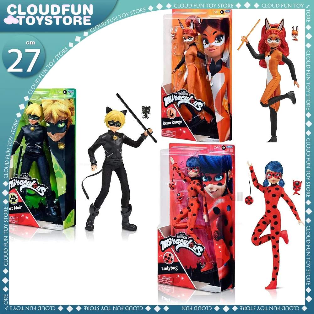 Miraculous-Anime-Figure-Ladybug-Marinette-Rena-Rouge-Cat-Noir-Action ...