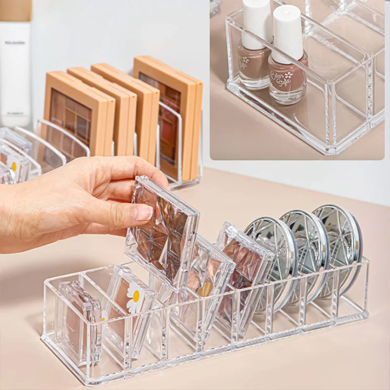 Transparent-Cosmetics-Storage-Box-Acrylic-Desktop-Divided-Storage-Boxes ...