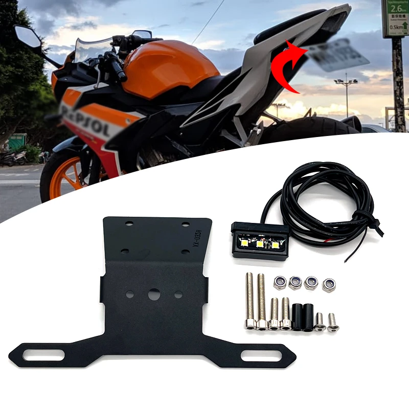 CBR150R-Motorcycle-Accessories-Short-License-Rear-Plate-Tail-Bracket ...