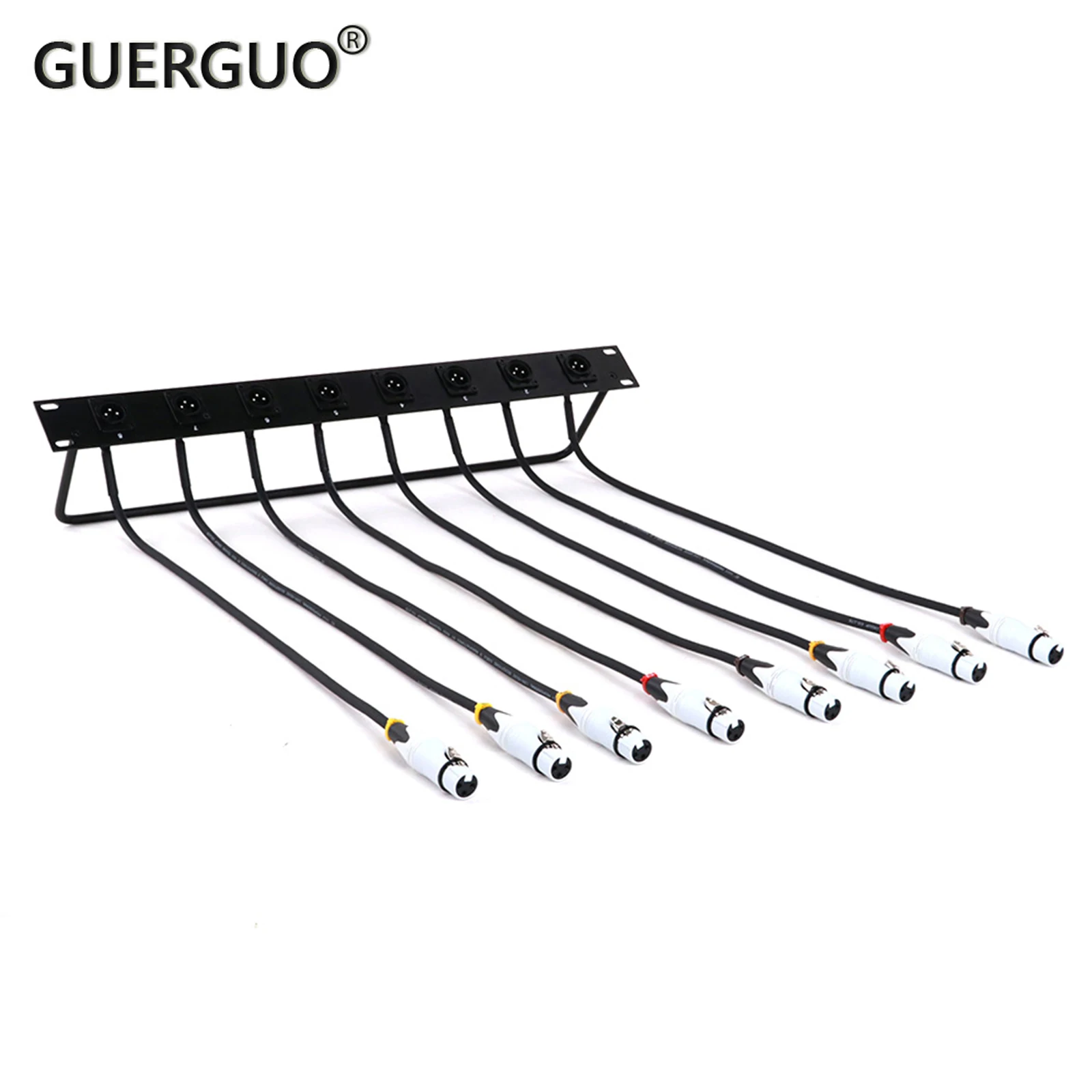 Rack-de-jumper-com-macho-XLR-painel-tipo-D-conectores-f-mea-XLR-cabo-de ...