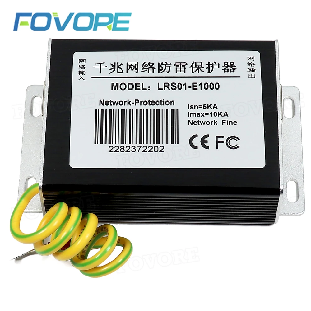 POE 1000M Network Lightning Protector POE 1000M Monitor Camera Surge ...