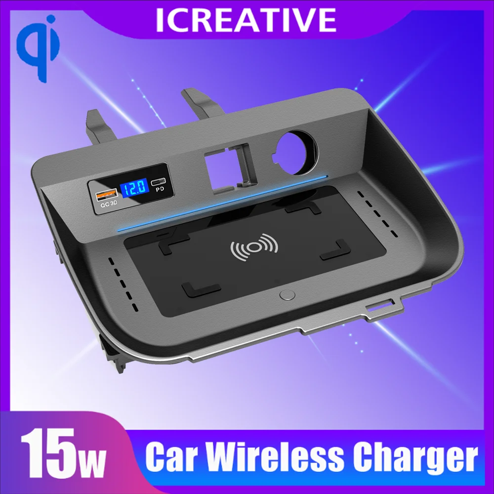 Carregador-sem-fio-do-carro-QI-para-Toyota-Rav4-suporte-do-telefone ...
