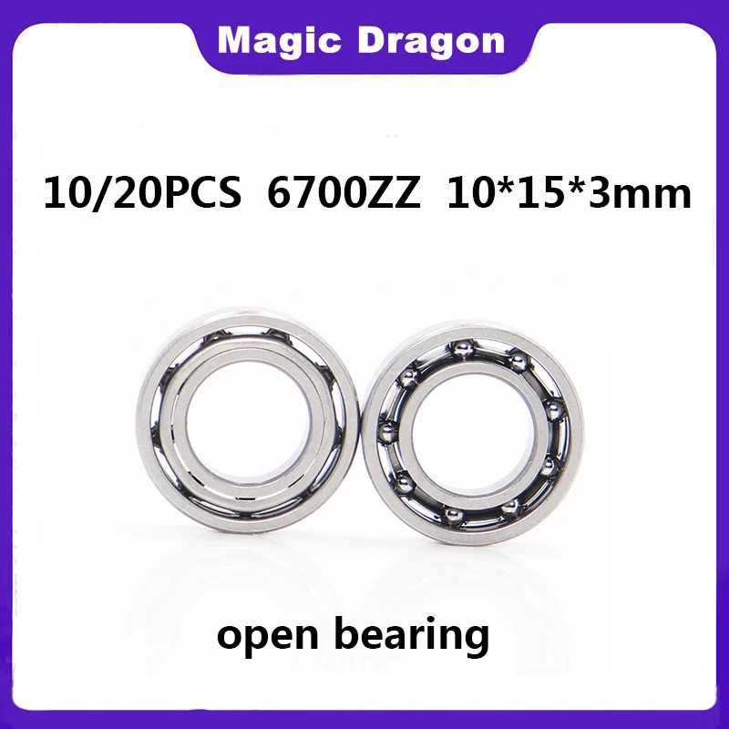 10-20PCS-6700-open-bearing-6700K-61700-BA10-15-A-1510-10-15-3-mm ...
