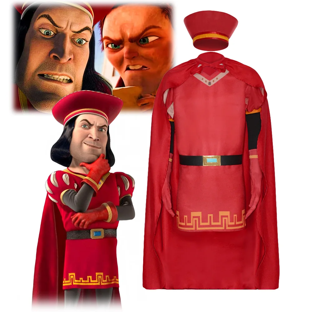 Cosplay Uomo Adulto Fancy Lord Farquaad Cosplay Costume Per Bambini ...