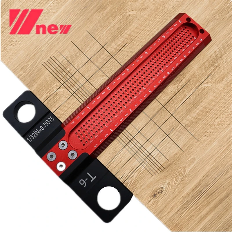 6/12-inch Woodworking Scribe Precision Marking T-rule Aluminum Alloy T ...