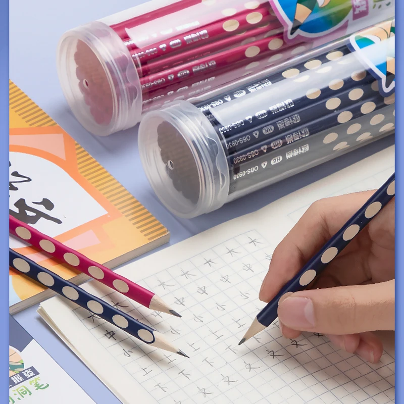 2B HB Groove Children Corrective Posture Correction Child Grip Wooden ...