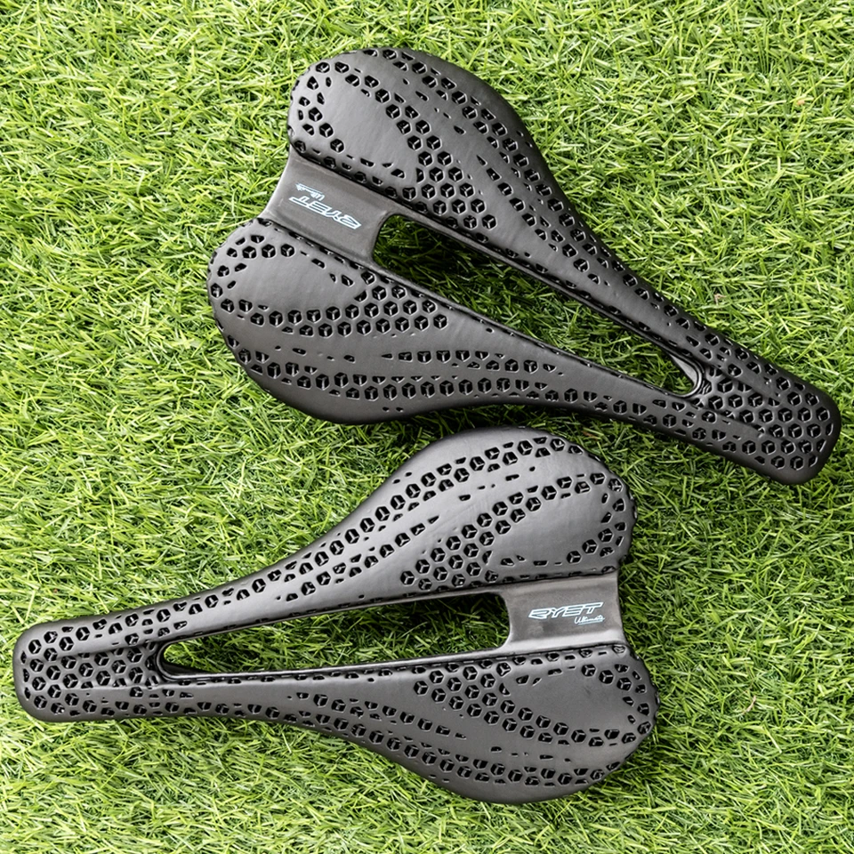 RYET カーボン 3D プリント自転車サドル 7*7 自転車クッション男性女性