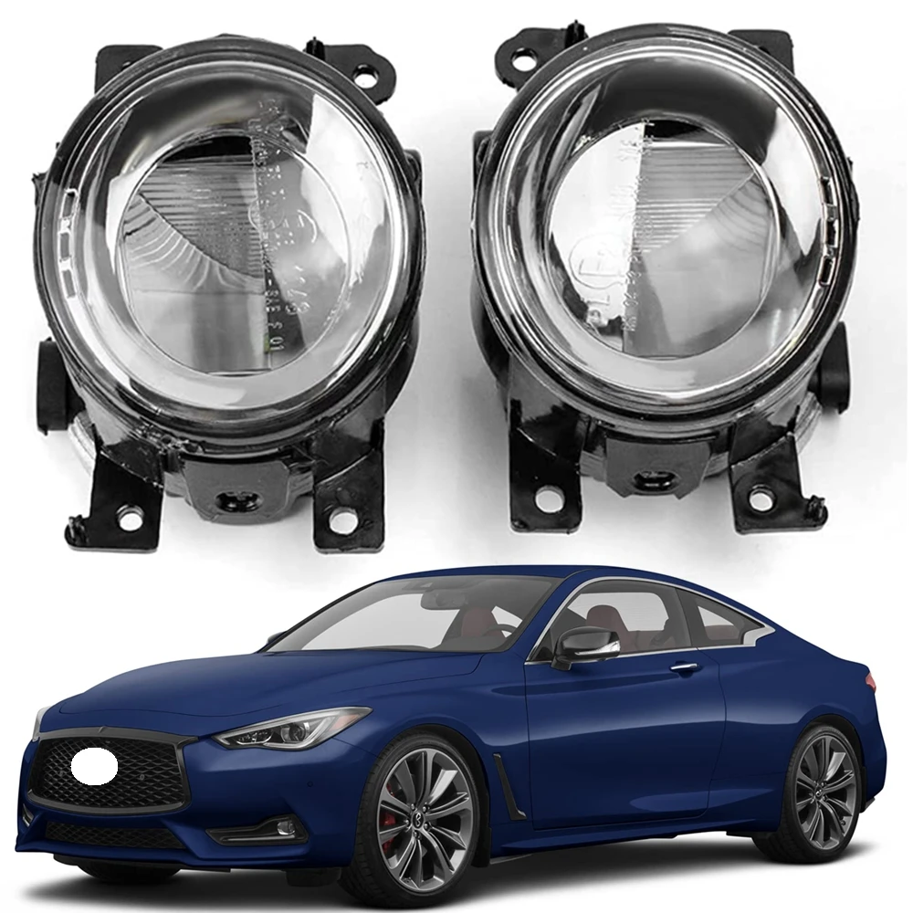 New-Pair-of-LED-Front-Fog-Light-Lamp-RH-LH-Compatible-For-Infiniti-Q50 ...