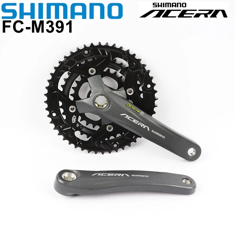 Shimano-ACERA-FC-M391-MTB-Bike-Crankset-44-48T-Flower-Spline-Chainwheel ...