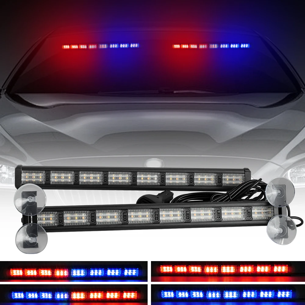 LED-Universal-Car-Strobe-Light-Flasher-Vehicle-Windshield-Flashing ...