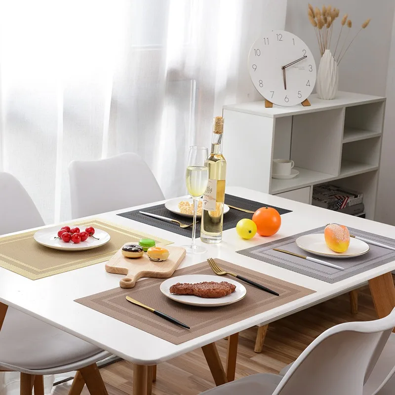 PVC-Table-Placemats-Durable-Washable-Waterproof-Dinner-Mats-Heat ...
