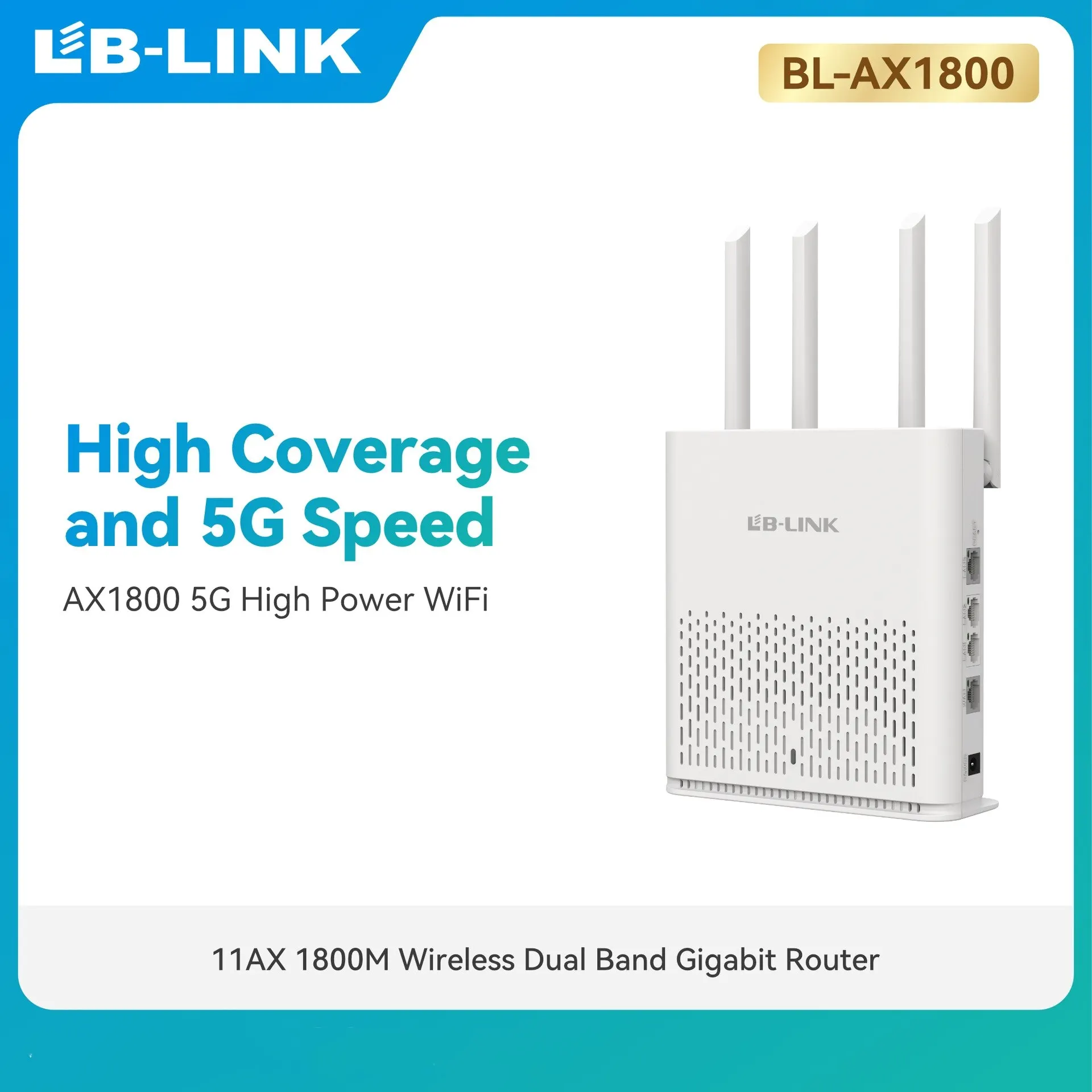 LB-LINK-BL-AX1800-WIFI6-Gigabit-Dual-Band-Wireless-Router-Whole-House-WIFI-Wall-Through ...
