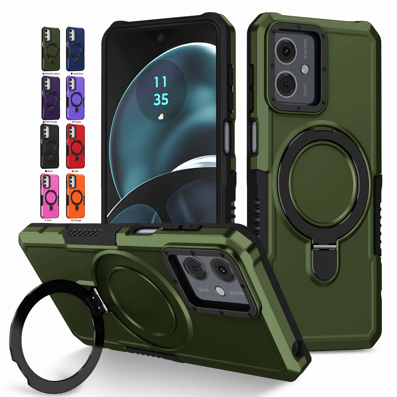 Military Grade Armor Case For Motorola Moto E14 G04S G04 G24 G54 G14 ...