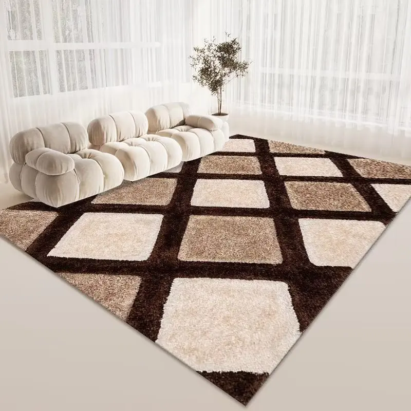 Post-modern-Nordic-Brown-Carpet-Living-Room-Luxury-Decoration-Bedroom ...