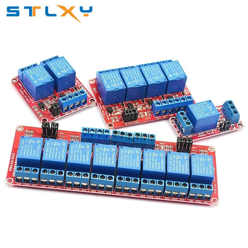 1 2 4 6 8 Channel Relay Module Board Shield with Optocouple High and ...