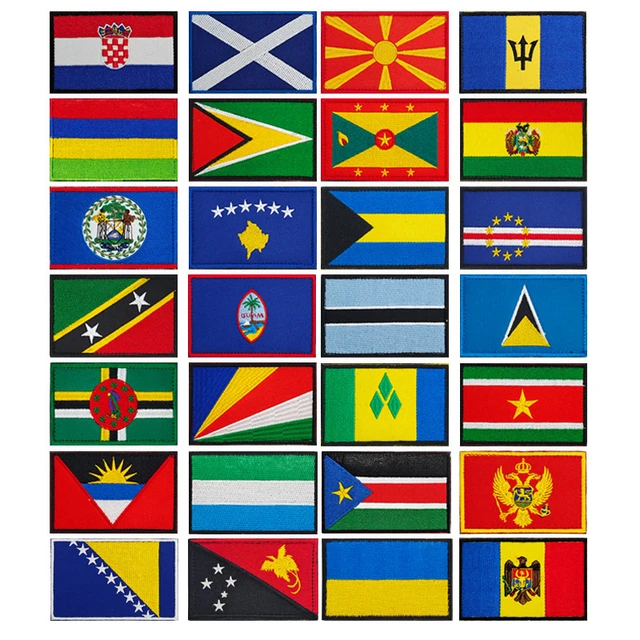 Caribbean Flags Collage