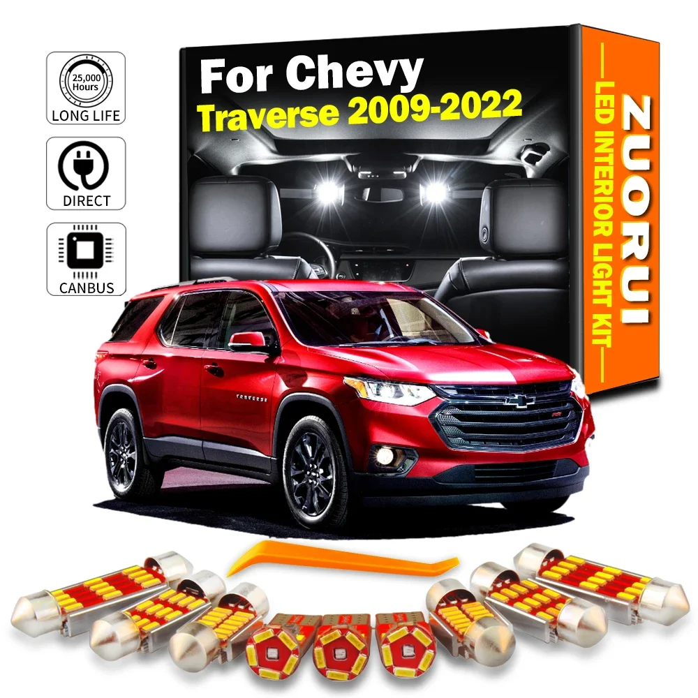 ZUORUI Canbus Car Accessories LED Interior Light Kit For Chevrolet ...