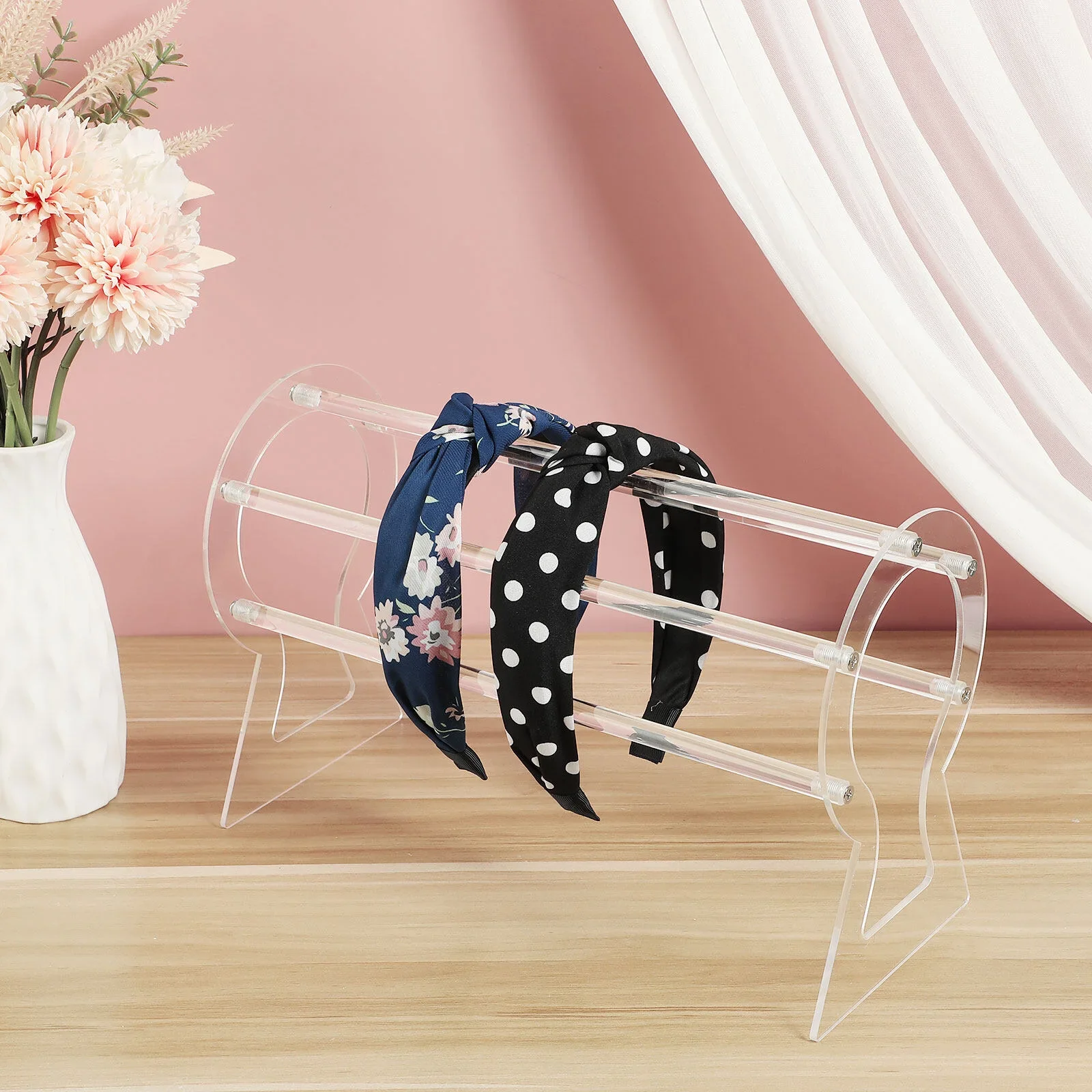 1pc-Acrylic-Headband-Display-Stand-Transparent-Headbands-Holder ...