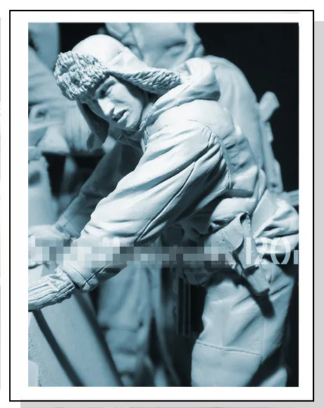 1/16 Die Cast Resin Figure Model Assembly Kit WWII German Winter ...