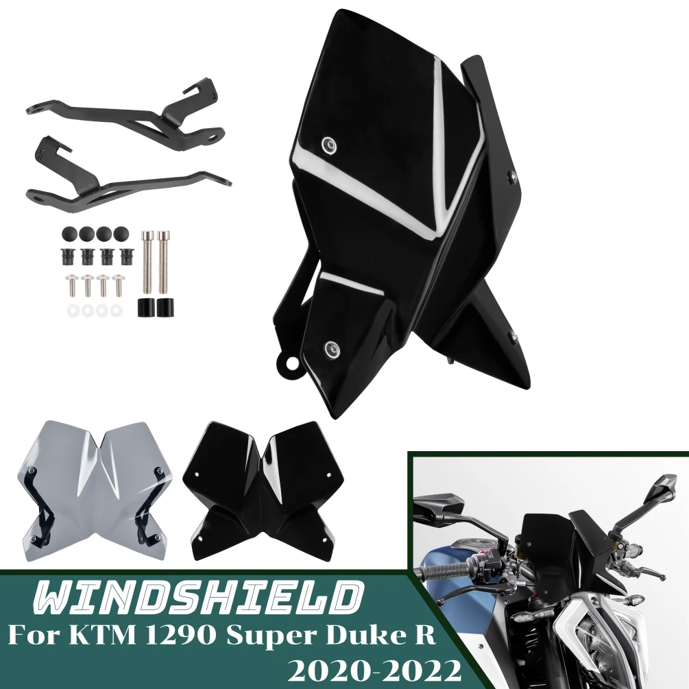 for KTM 1290 Super Duke R 2020 2021 2022 Motorcycle Windshield ...