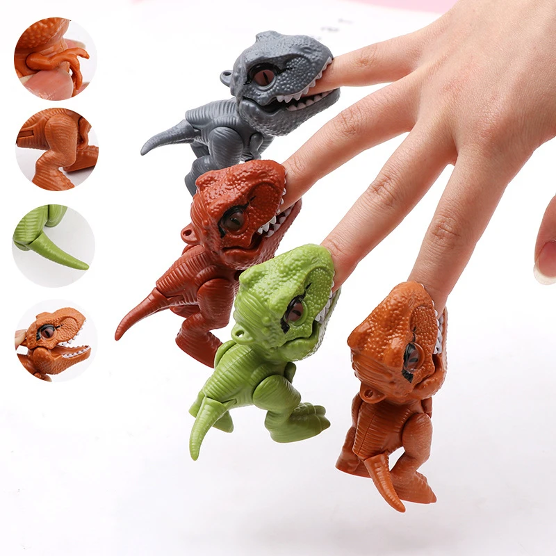 4pcs-Sets-Finger-Dinosaur-Anime-Action-Figures-Toys-Funny-Lnteractive ...
