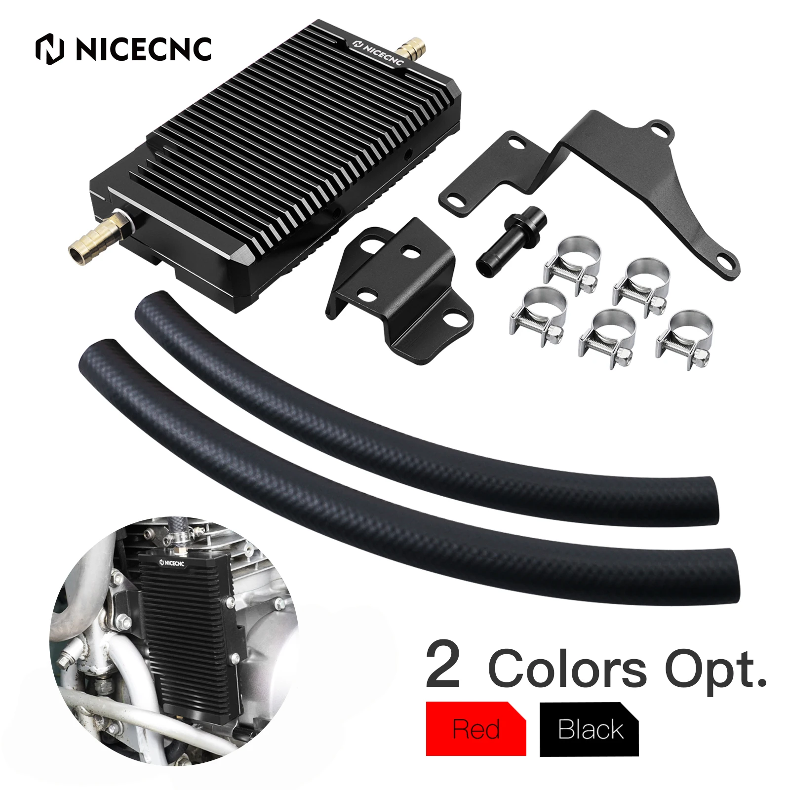 Motorcycle-CNC-Aluminum-Oil-Cooler-Engine-Oil-Radiator-Cooling-System ...