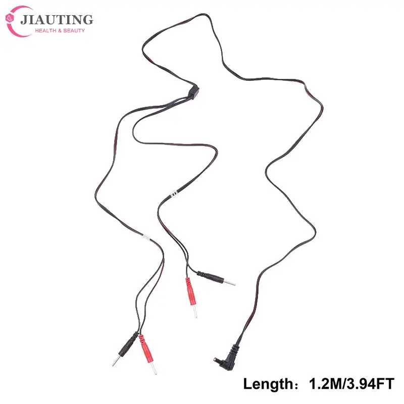 2/4pin Electrode Wire Electrotherapy Electrode Lead Electric Shock ...