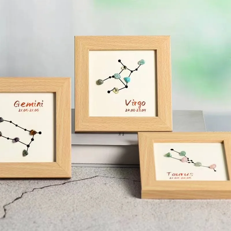 12-Constellations-Natural-Aura-Gemstone-Decoration-Photo-Frame-7-Chakra ...