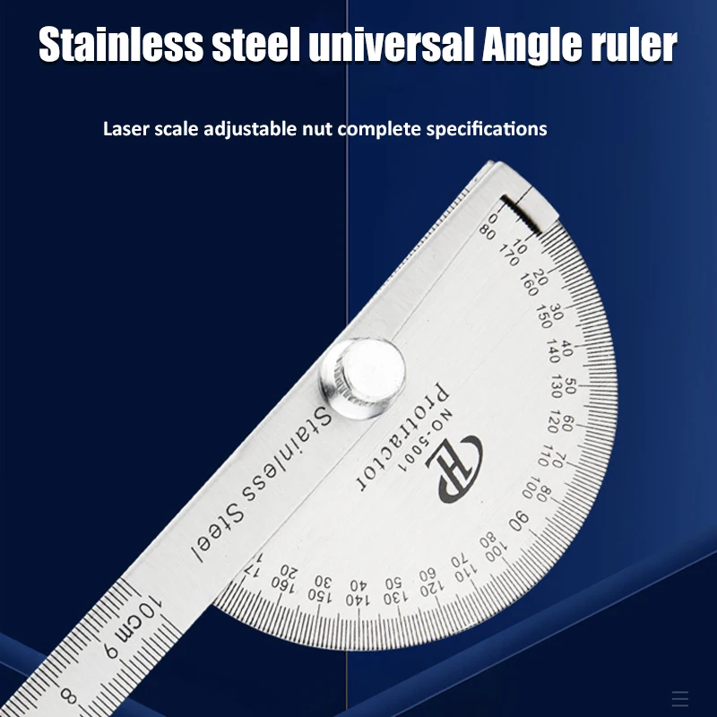 Stainless Steel Protractor Angle Finder