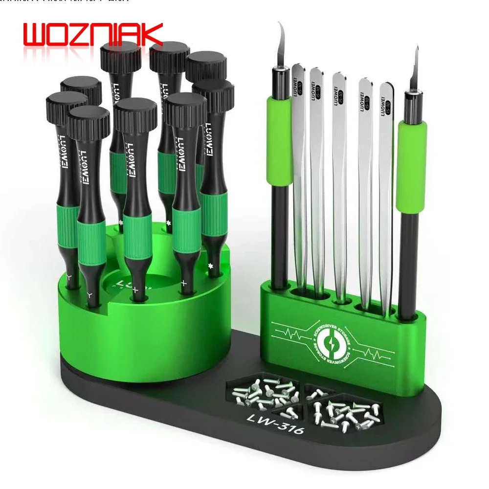 Luowei-LW-316-Storage-Box-360-Rotating-Base-Screwdriver-Tweezer-Mounting-Holder-Aluminum-Alloy ...