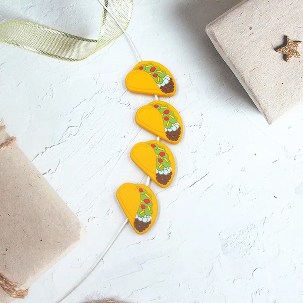 Chenkai-50PCS-Taco-Shape-Focal-Beads-For-Pen-Beadable-Pen-Silicone ...