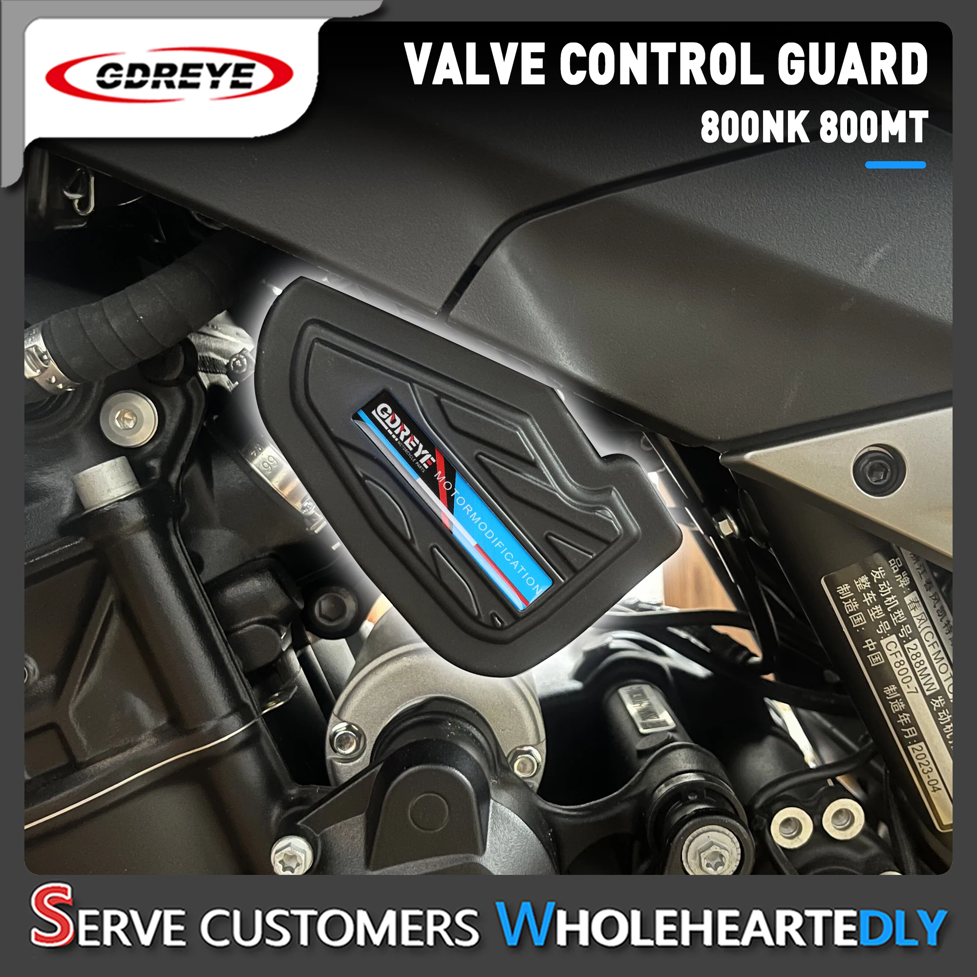 For-CFMOTO-800NK-800MT-2022-2023-800-NK-Black-Exhaust-valve-controller-guard-Flap-Control ...