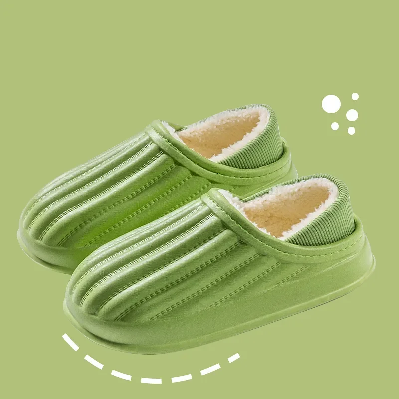 Winter-Cotton-Slippers-for-WOMEN-S-Home-Wear-Thickened-Waterproof-Snow ...