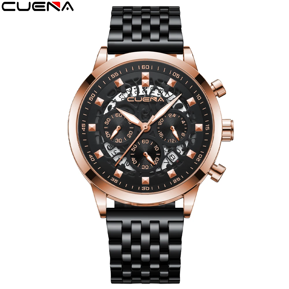 CUENA-2022-New-Fashion-Men-s-Watch-in-Stainless-Steel-Top-Brand-Luxury ...