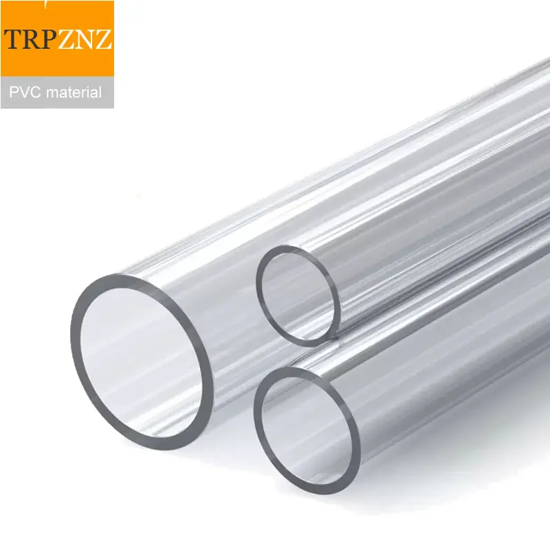 Transparent-PVC-hard-pipe-PC-transparent-water-hollow-pipe-Small ...