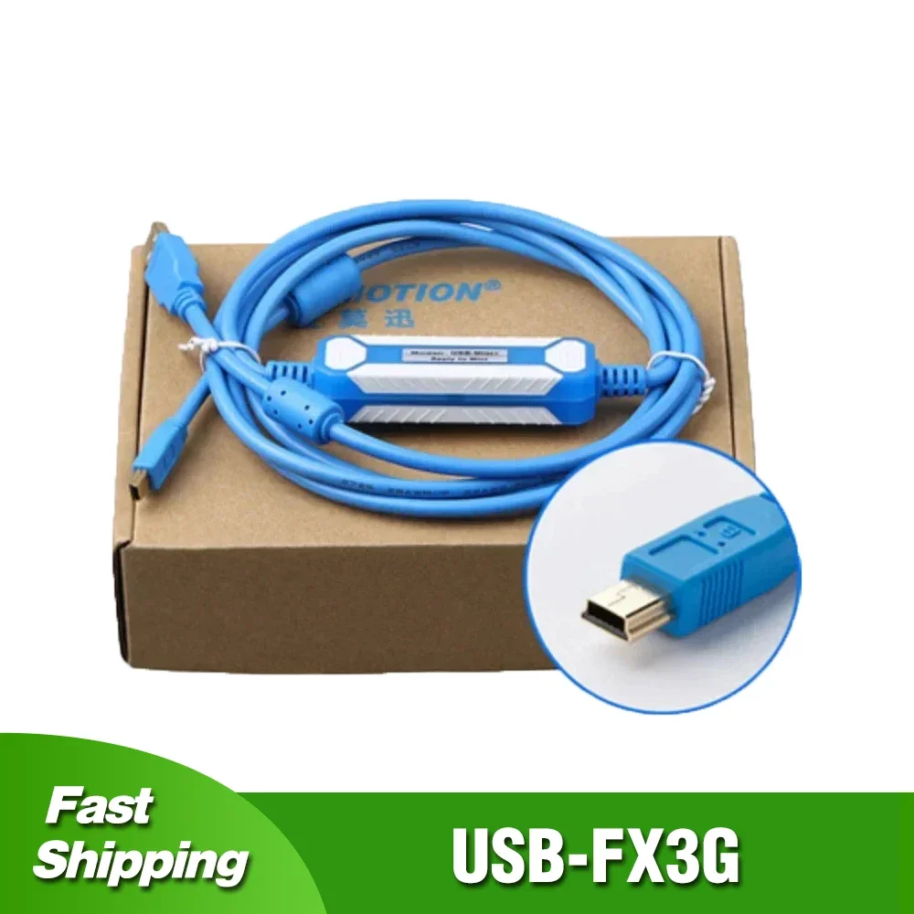 USB-FX3G-para-Mitsubishi-FX3G-FX3GA-PLC-Cable-de-programaci-n ...