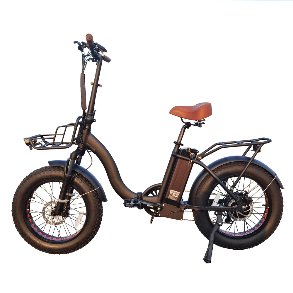 Bafang 750w 20''*4.0 Fat Tire Ebike 48v 15ah Step Through Foldable ...