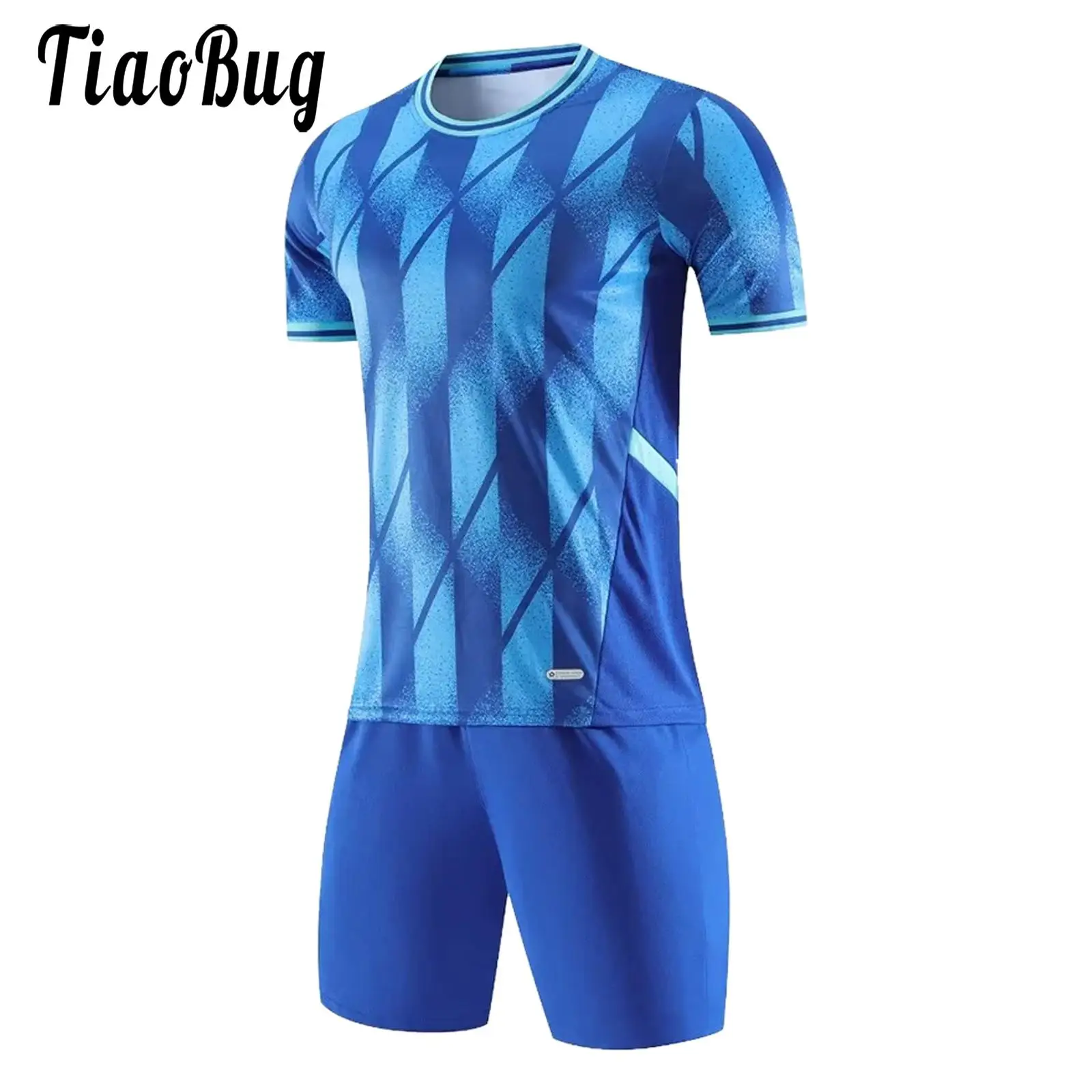 Kids-Boys-Football-Soccer-Uniform-Set-Sport-Outfit-Short-Sleeve-Top ...