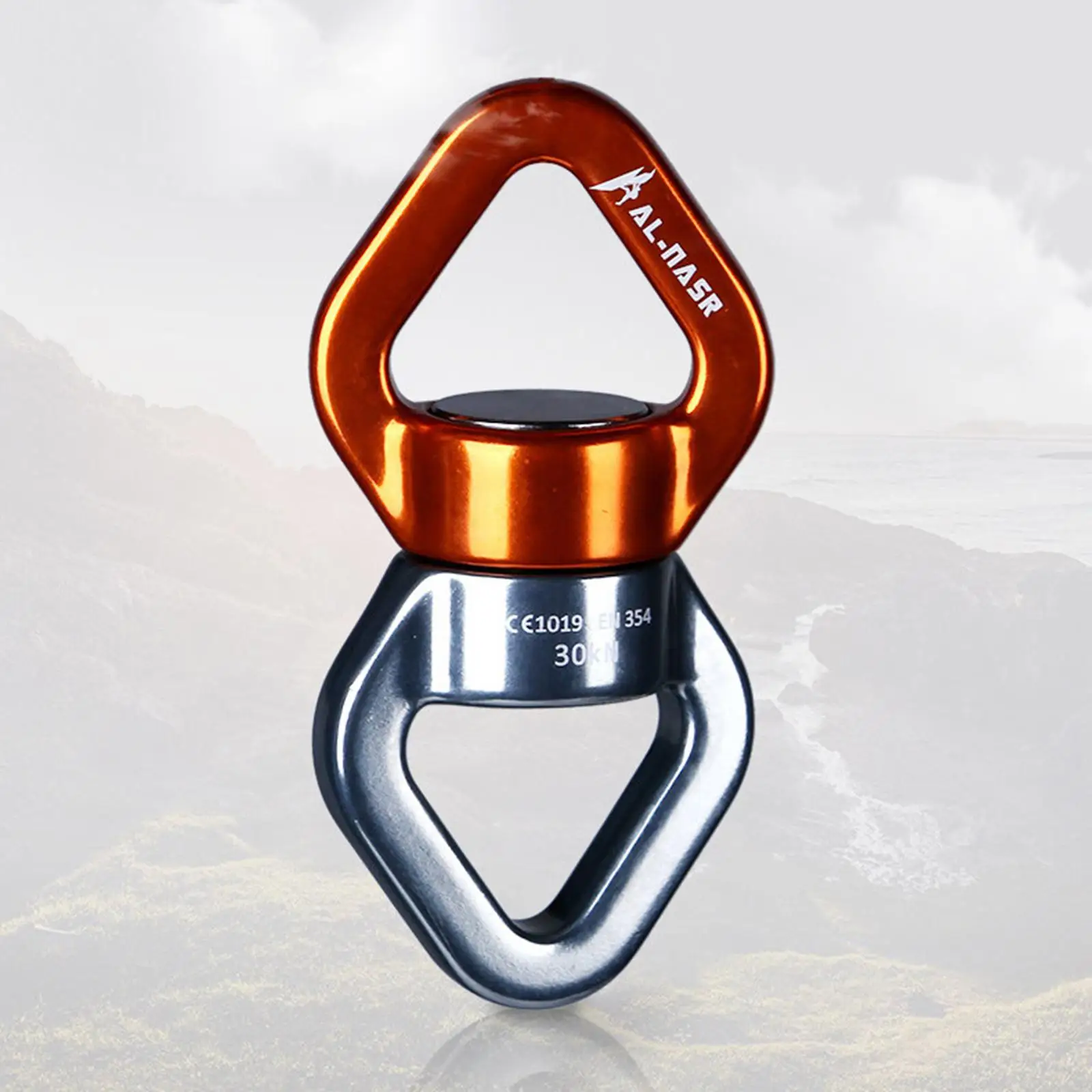 30KN Rock Climbing Rotor Rappel Gimbal Climbing Rock Hanging ...