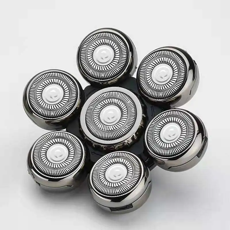 Mens-7-Blade-Razor-Replacement-Shaving-Heads-Floating-Washable-Electric ...