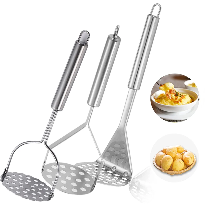 Stainless Steel Potato Masher Hand Ricer Puree Juice Maker Potato ...