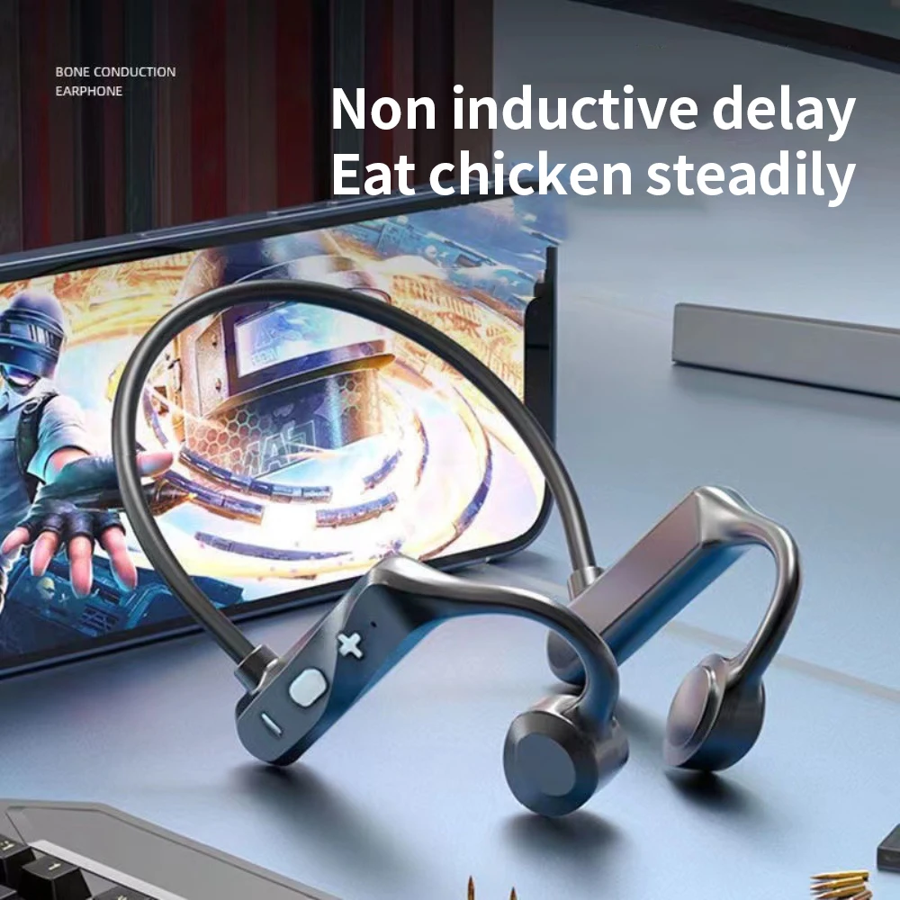 KS69 Bone Conduction Bluetooth5.2 Headset IPX5 Waterproof Stereo ...