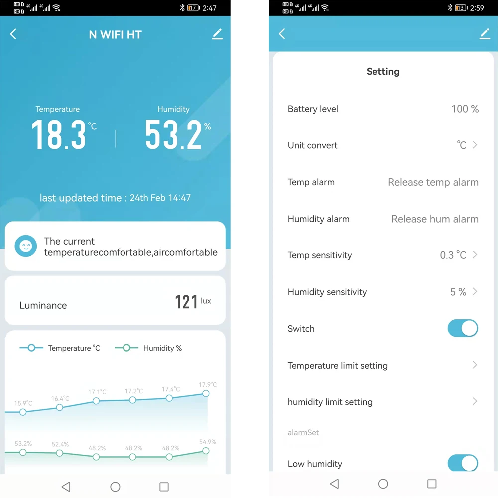 it can show last updated time shown in the app interface.and use can ...