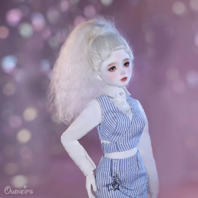 Aurola BJD Doll 1/6 Ynly Female Body New Design White shirt and striped ...